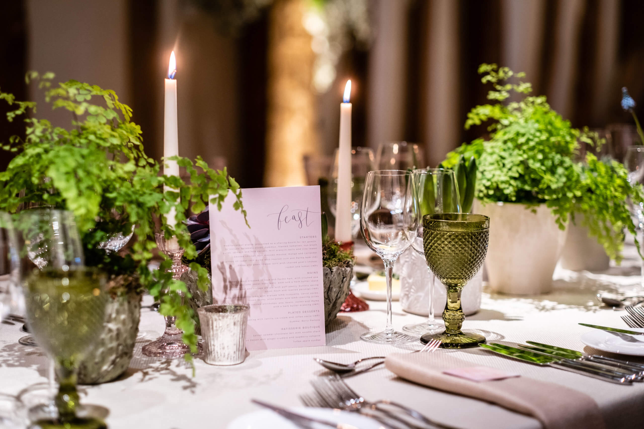 Kalm Kitchen, wedding caterers, tasting evening at Micklefield Hall